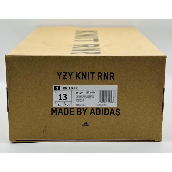 adidas | Shoes | New Adidas Yeezy Knit Rnr Stone Onyx Black Yzy Ie663 ...